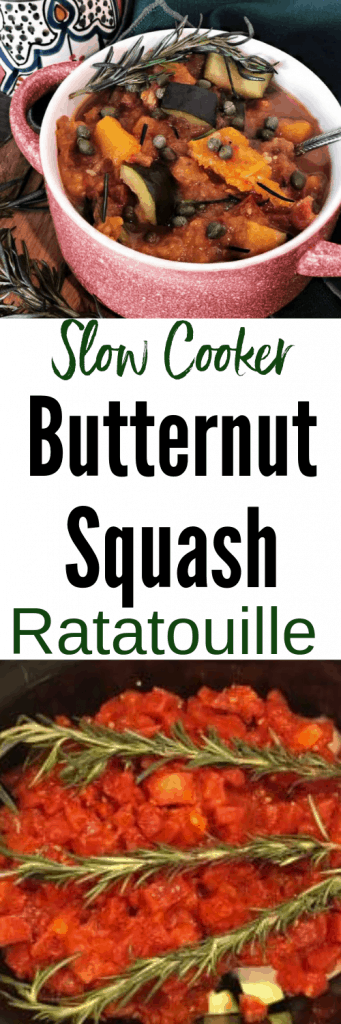Slow Cooker Butternut Squash Ratatouille - Veggie Fun Kitchen