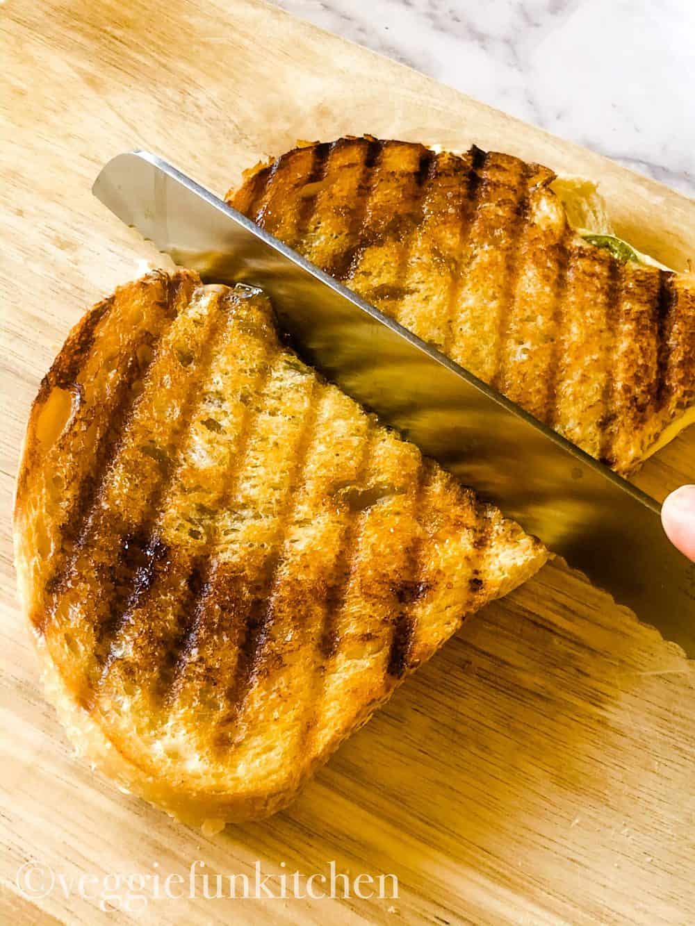 Sweet Heat Cream Cheese Panini (Vegan) - Veggie Fun Kitchen