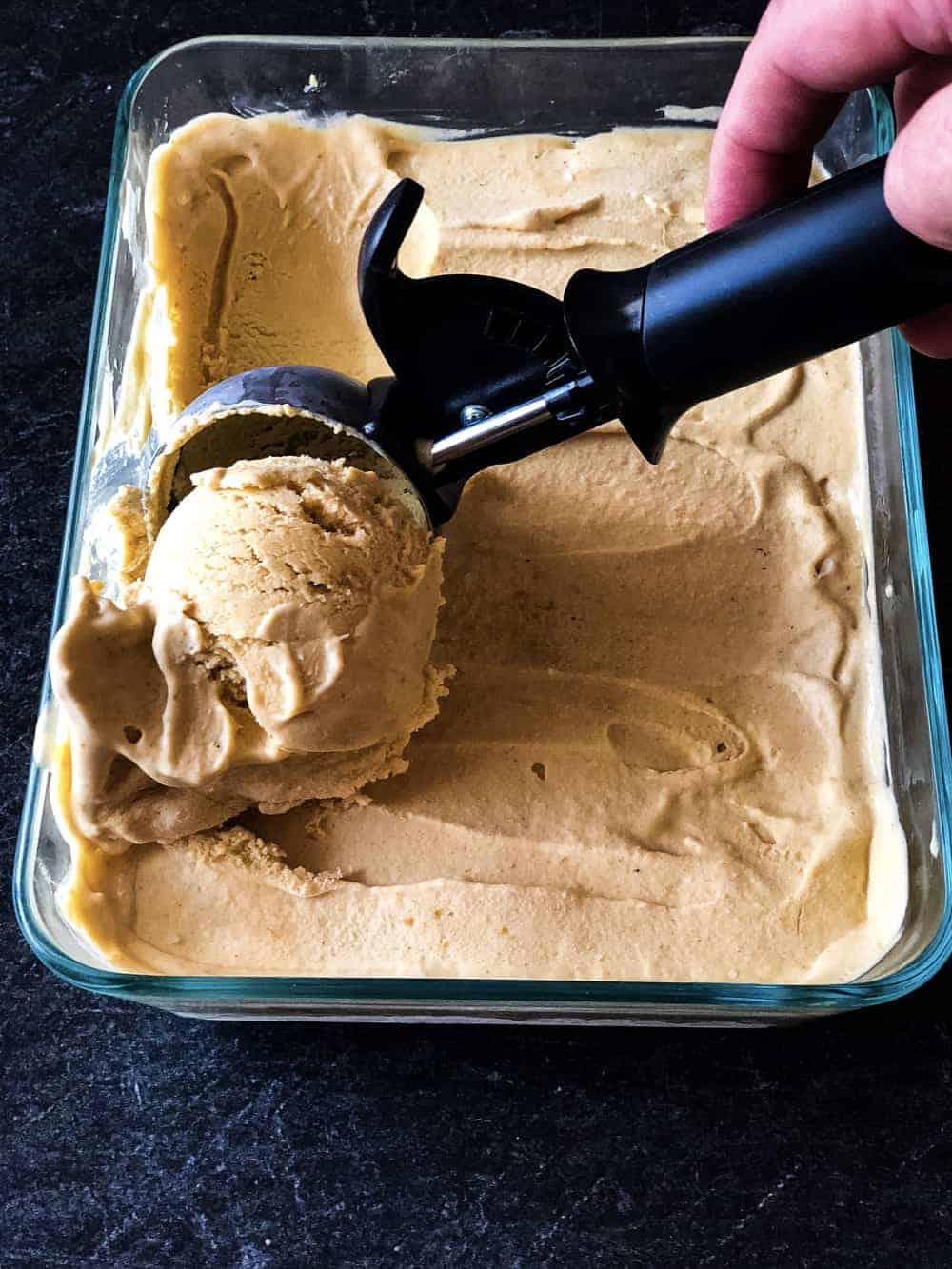 Creamy Vegan Pumpkin Spice Ice Cream with Coconut Milk - Veggie Fun Kitchen