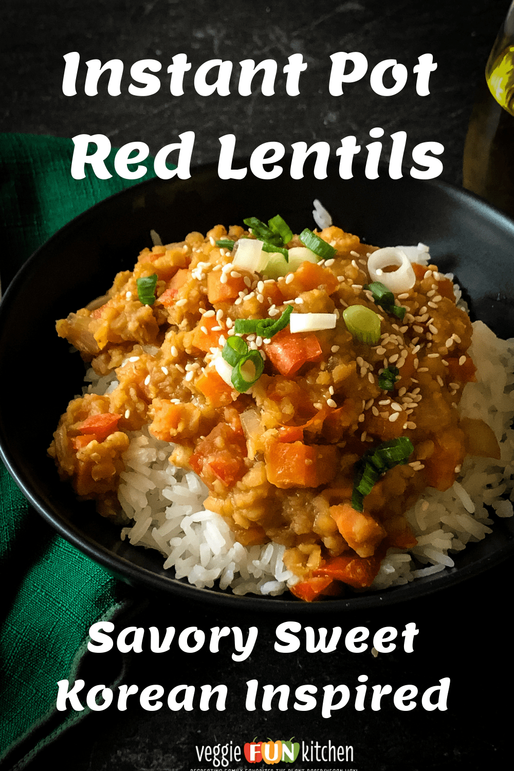 Red Lentils In The Instant Pot With Korean-inspired Savory Sweet Sauce ...