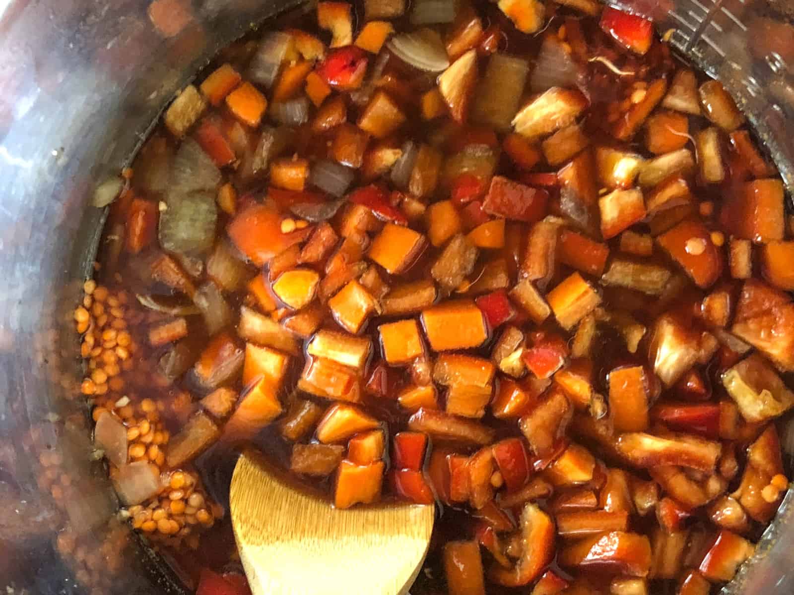 Red Lentils In The Instant Pot With Korean-inspired Savory Sweet Sauce ...