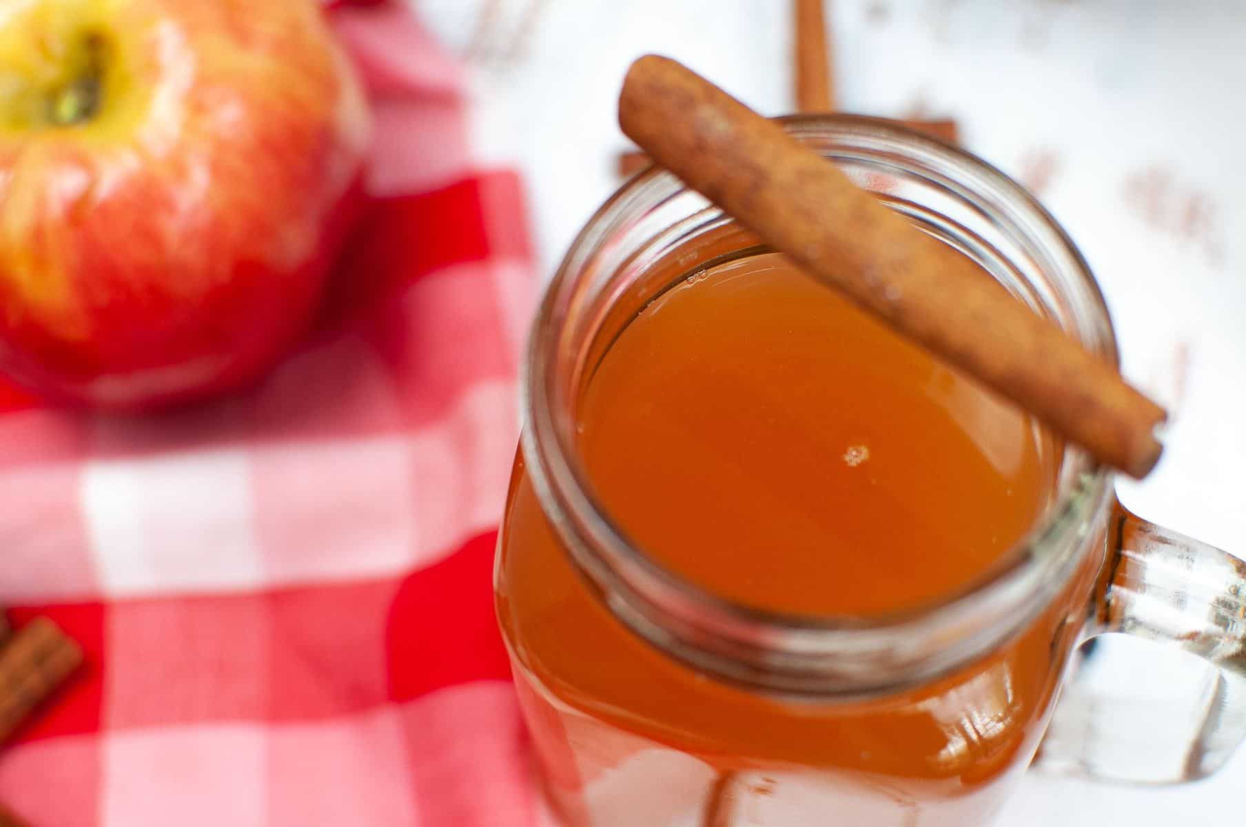 Homemade Instant Pot Apple Cider with Fresh Apples - Veggie Fun Kitchen
