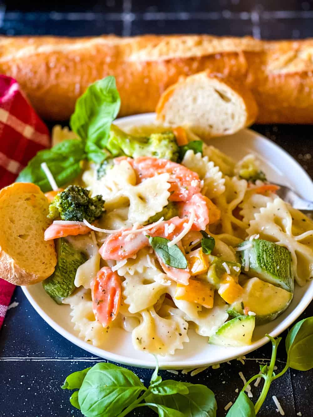 Pasta Primavera, Plant-Based - Veggie Fun Kitchen