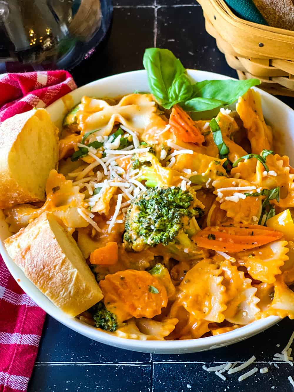 Pasta Primavera, Plant-Based - Veggie Fun Kitchen