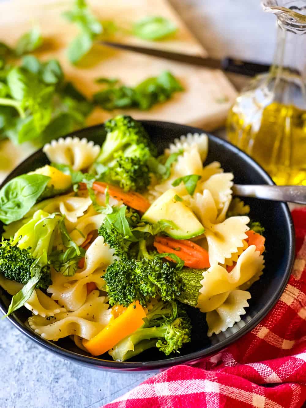 Pasta Primavera, Plant-Based - Veggie Fun Kitchen