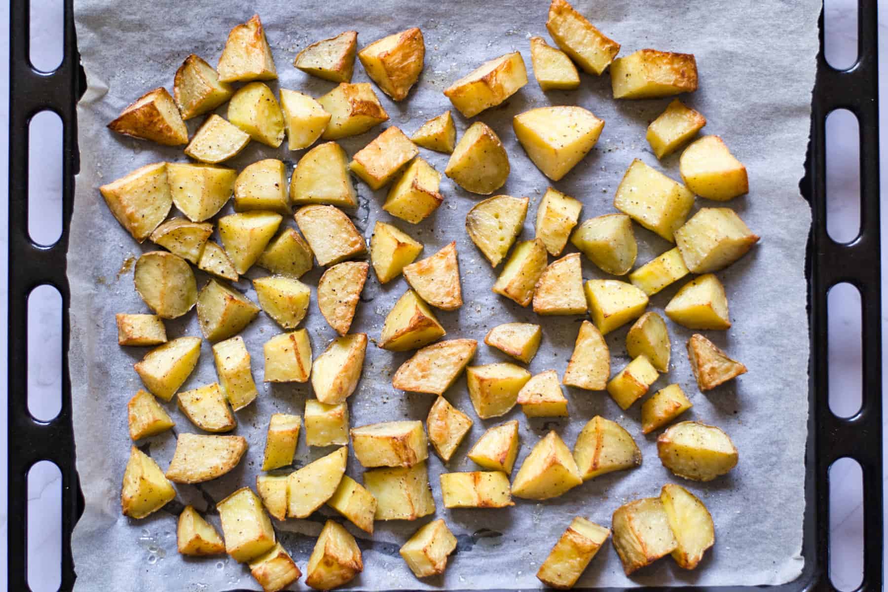 Spring Vegetable Salad with Roasted Potatoes - Veggie Fun Kitchen