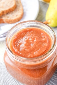 Homemade Pear Butter in a Crock Pot (or Slow Cooker) - Veggie Fun Kitchen