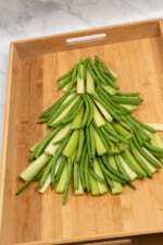 Vegetable Christmas Tree Appetizer Tray - Veggie Fun Kitchen