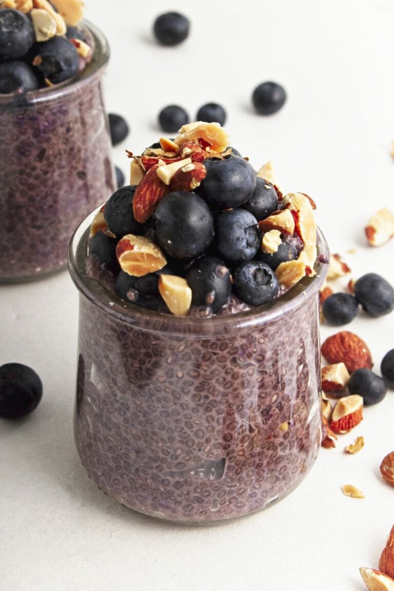 Blueberry Chia Pudding, vegan - Veggie Fun Kitchen