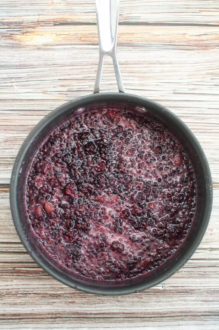 Small Batch Seedless Blackberry Jam, No Pectin and No Butter - Veggie ...