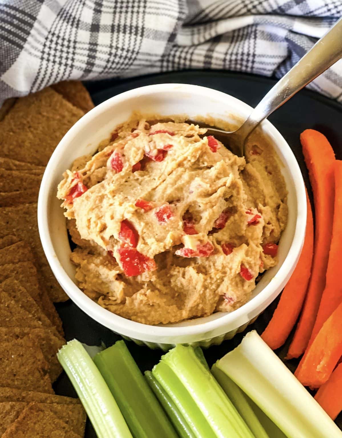 Vegan Pimento Cheese Spread, with Chickpeas and Cashews - Veggie Fun ...